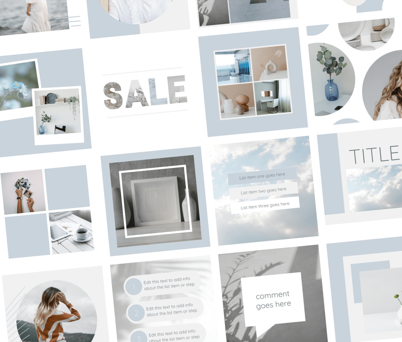 Minimalist Social Media Canva Templates | The Creatives Desk
