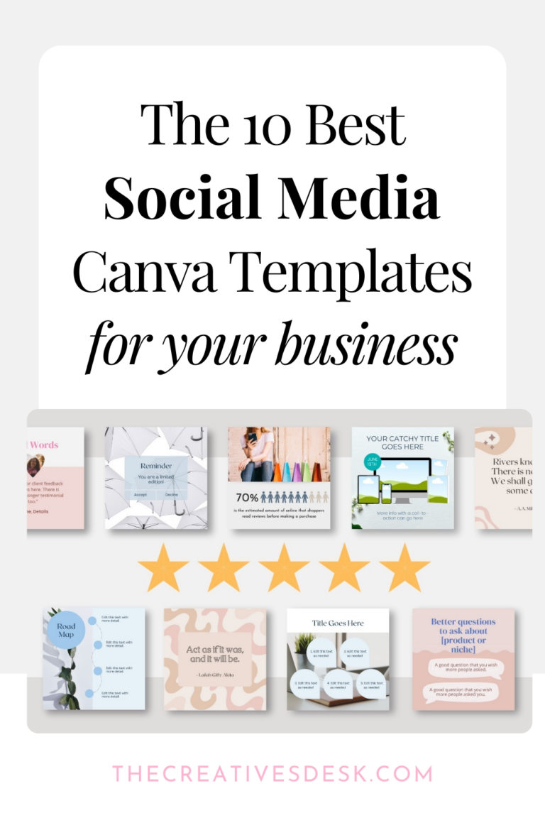 The 10+ Best Social Media Canva Templates for Your Business