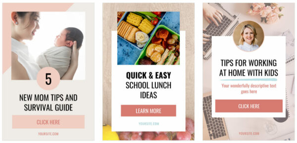 15+ Pinterest Pin Design Ideas, Tips and Examples