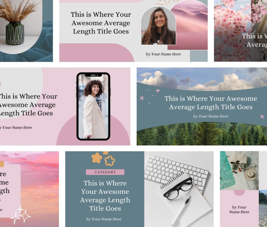 20 Blog Post Banner Canva Templates
