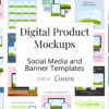 Digital Product Mockup Instagram Template for Canva