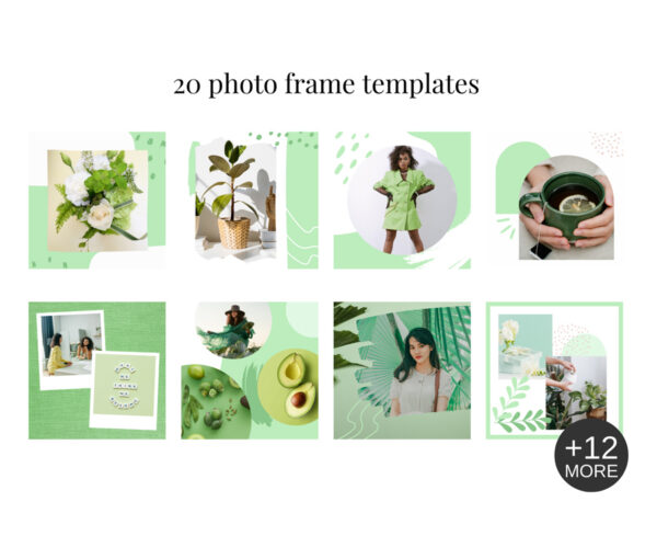 Social Media Canva Templates | Adventure Green Collection | The ...