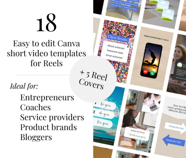 Rock Your Reels Mini Pack | Instagram Reel Templates Canva