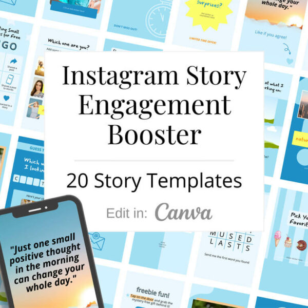 Instagram Story Engagement Booster Mini Pack for Canva