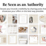 70 Elegant Beige Social Media Templates for Canva