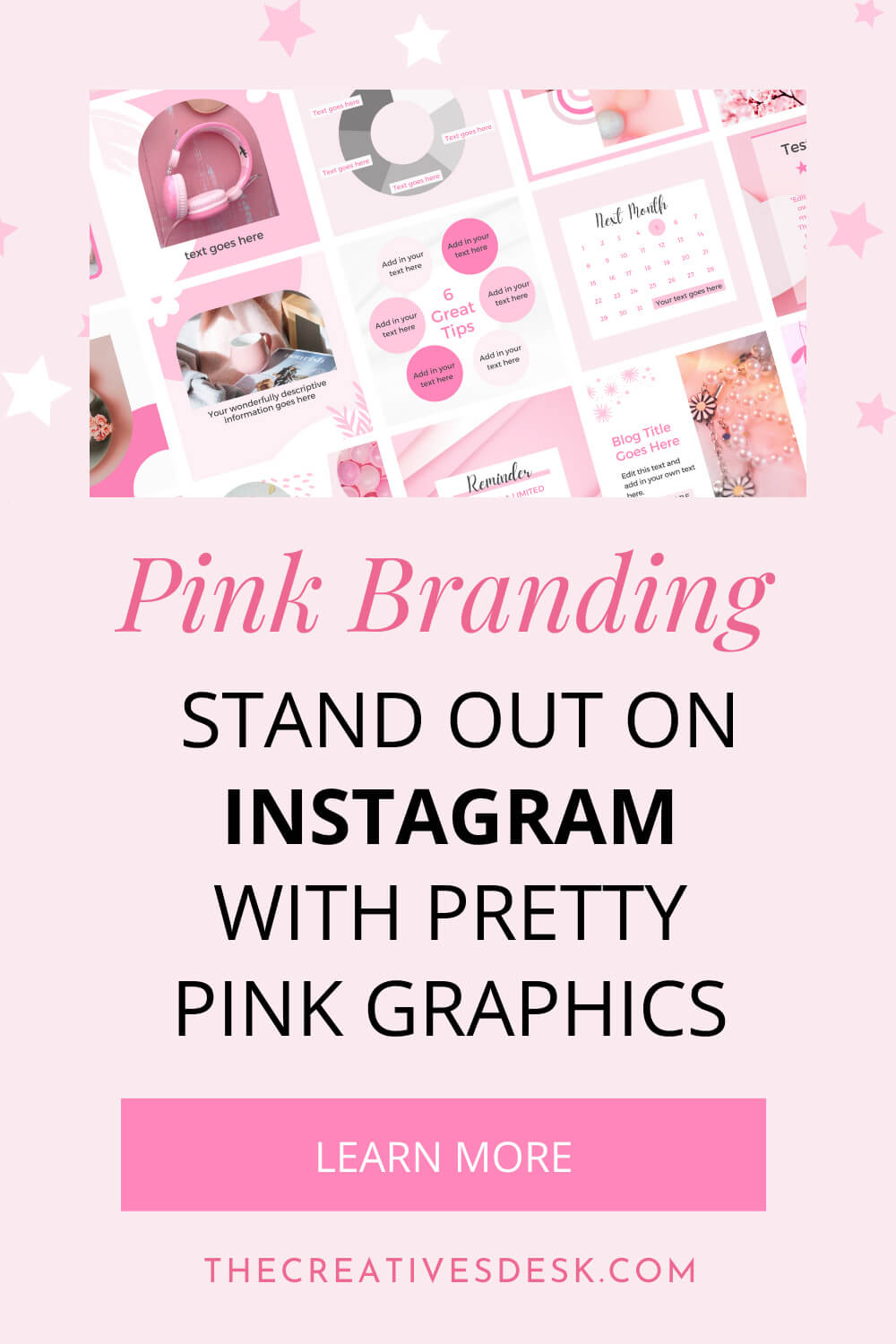 Pink Branding: Ideas for Your Instagram Graphics