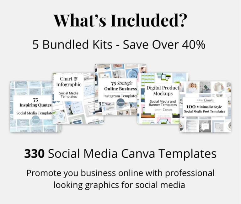 330 Professional Biz Promo Pack – Social Media Templates Bundle