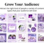 70 Purple Social Media Canva Templates | Purple Daze Collection